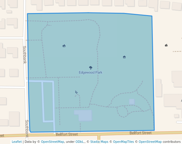 Edgewood Park in Houston | Map and Routes