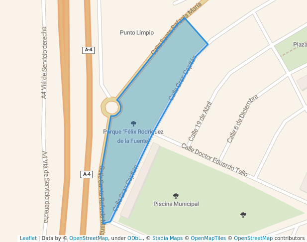 Parque "Félix Rodríguez de la Fuente" in Pedro Abad | Map and Routes