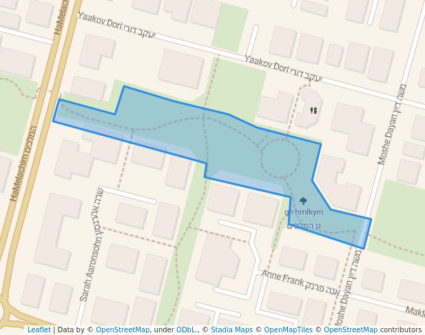 גן המלכים in Ra'anana | Map and Routes
