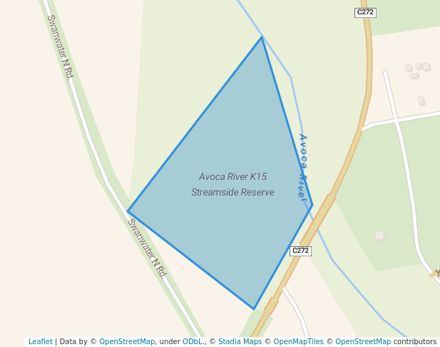 Avoca River K15 Streamside Reserve in Coonooer Bridge | Map and Routes