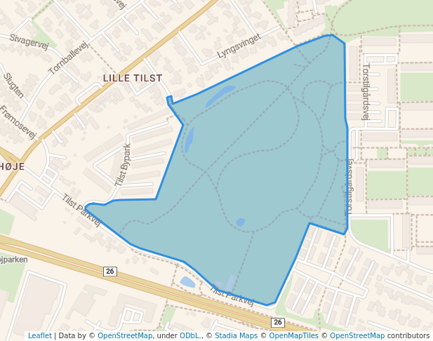 Tilst Bypark in Tilst | Map and Routes