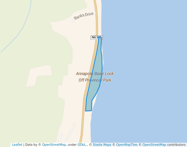Annapolis Basin Look Off Provincial Park in Digby | Map and Routes