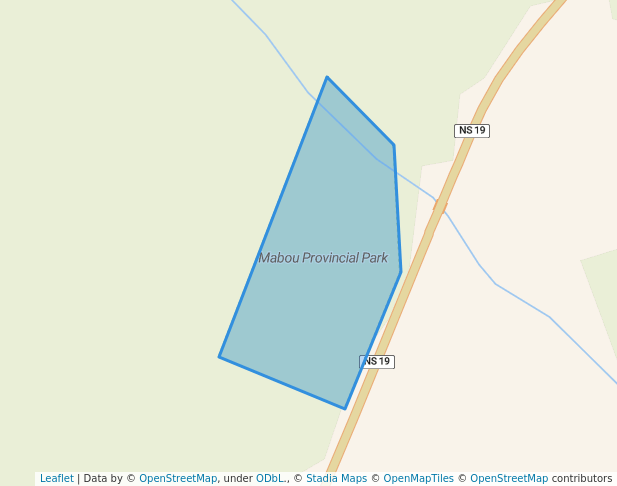 Mabou Provincial Park in Mabou | Map and Routes