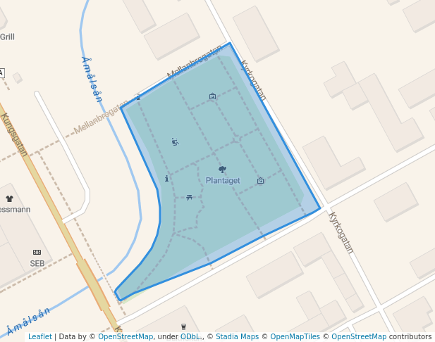 Plantaget in Åmål | Map and Routes