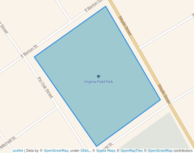 Virginia Field Park in Calvert | Map and Routes