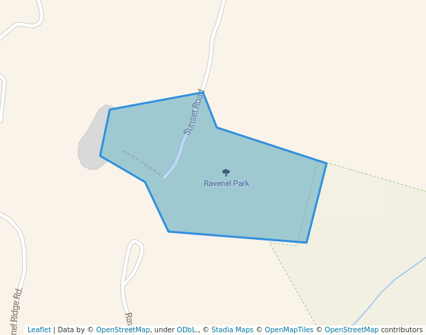 Ravenel Park in Highlands | Map and Routes