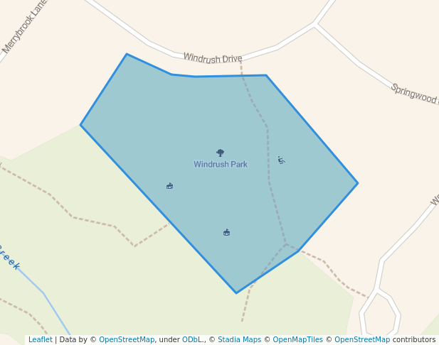 Windrush Park in Oakville | Map and Routes