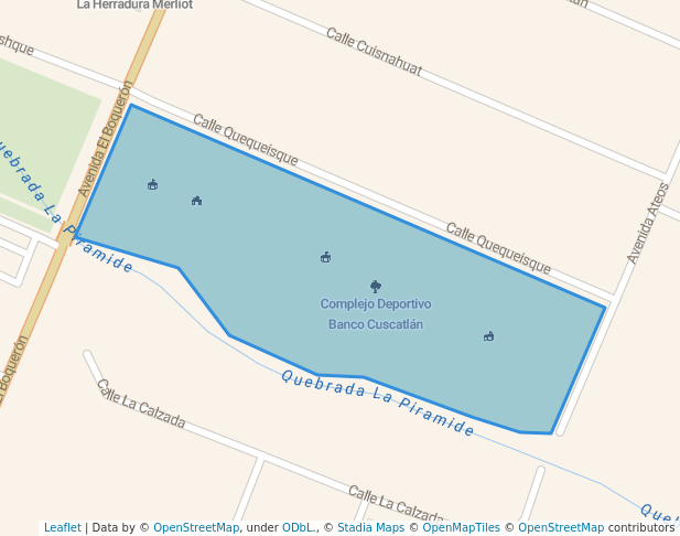 Complejo Deportivo Banco Cuscatlán in Santa Tecla | Map and Routes
