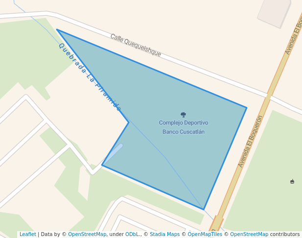 Complejo Deportivo Banco Cuscatlán in Santa Tecla | Map and Routes