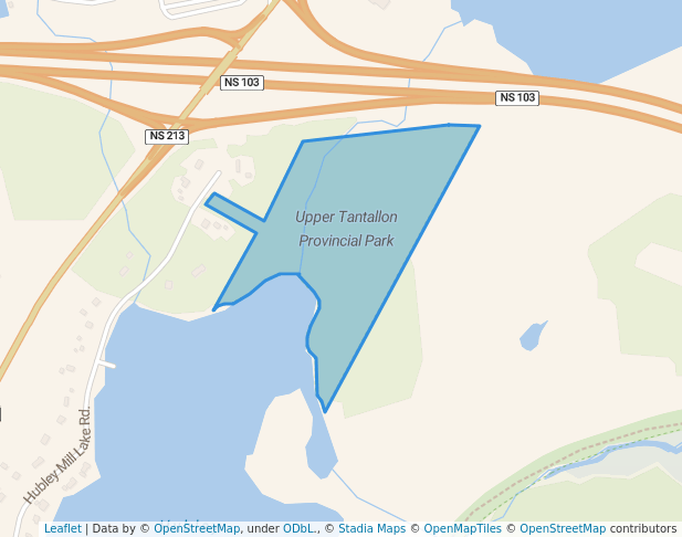 Upper Tantallon Provincial Park in Upper Tantallon | Map and Routes