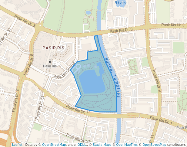 Pasir Ris Town Park in Singapore | Map and Routes