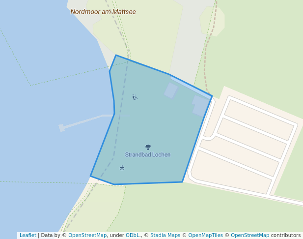 Strandbad Lochen in Gebertsham | Map and Routes