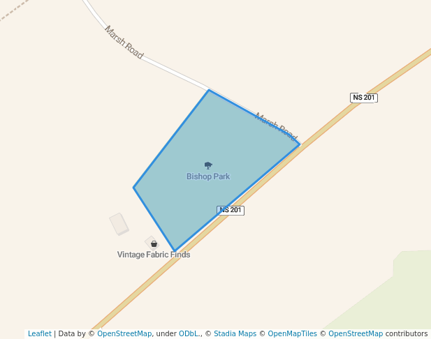 Bishop Park in Annapolis Royal | Map and Routes