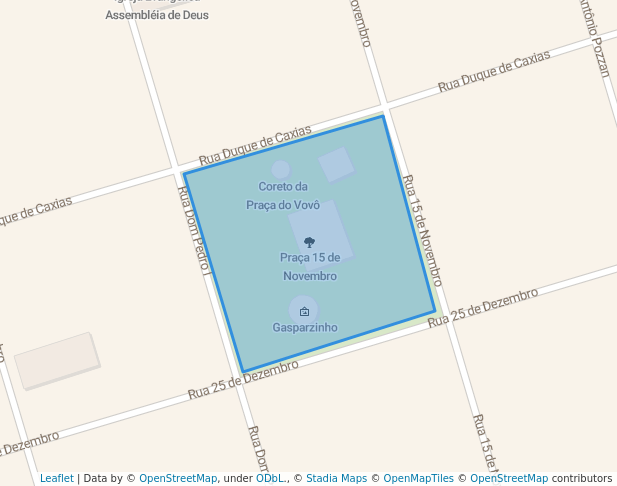 Praça 15 de Novembro in Palotina | Map and Routes