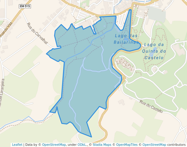 Parque das Guimbras in Santa Maria da Feira | Map and Routes