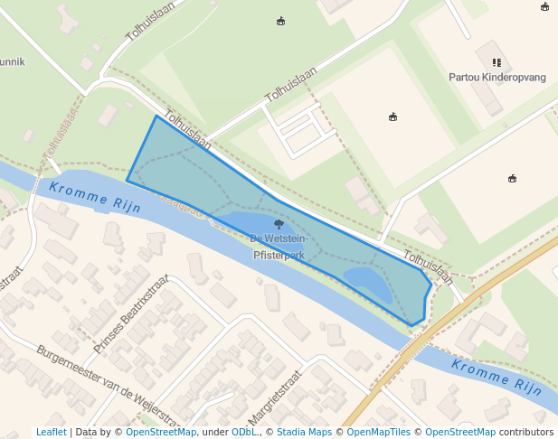 De Wetstein-Pfisterpark in Bunnik | Map and Routes