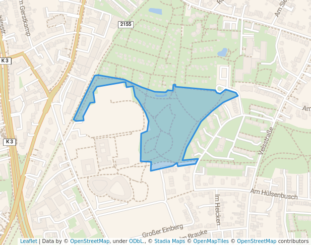 Geologischer Garten in Bochum | Map and Routes