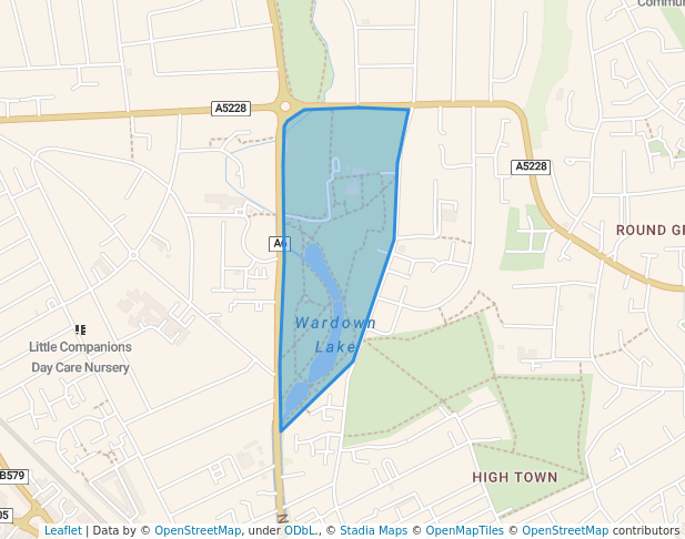 Wardown Park in Luton | Map and Routes