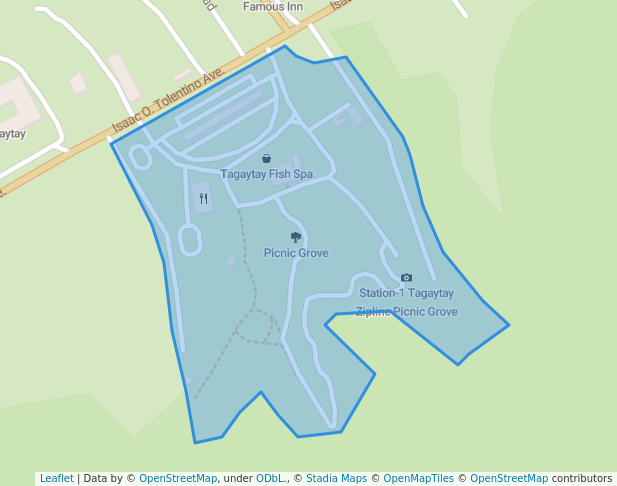 Picnic Grove in Tagaytay | Map and Routes