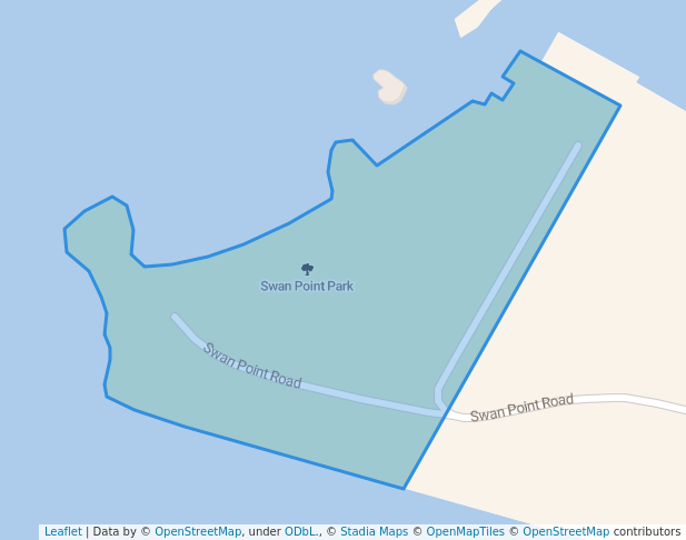 Swan Point Park in Seadrift | Map and Routes