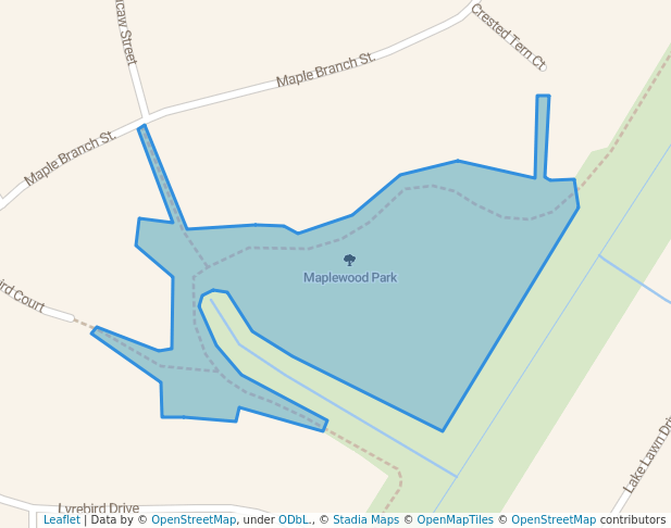 Maplewood Park in Spring | Map and Routes