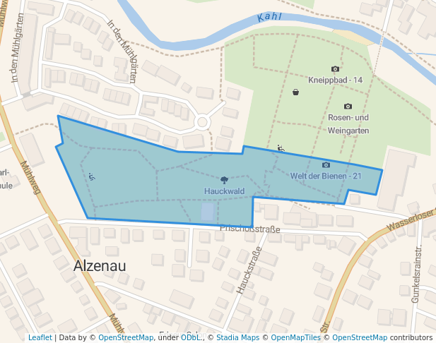 Hauckwald in Alzenau | Map and Routes