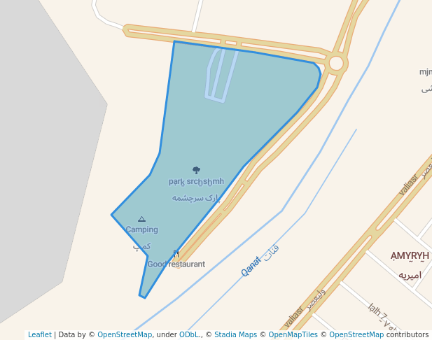پارک سرچشمه in Natanz | Map and Routes