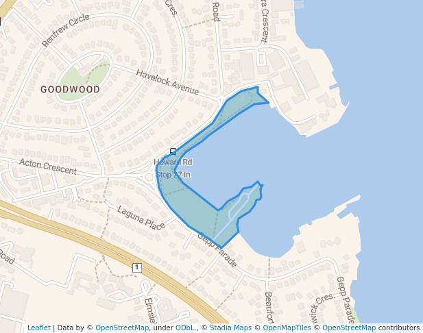 Giblins Reserve in Goodwood | Map and Routes