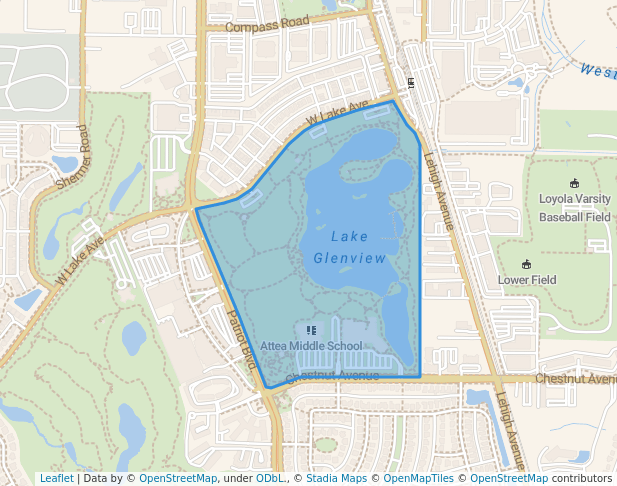 Gallery Park in Glenview | Map and Routes