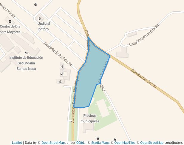 Parque "Virgen de Gracia" in Montoro | Map and Routes