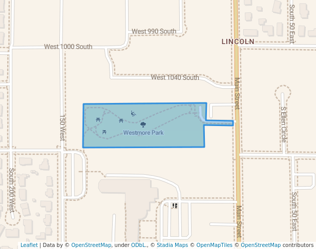 Westmore Park in Orem | Map and Routes