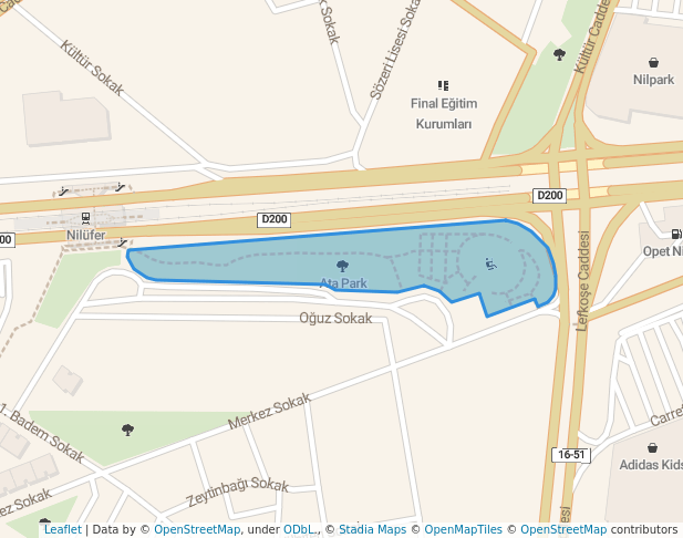 Ata Park in Bursa | Map and Routes