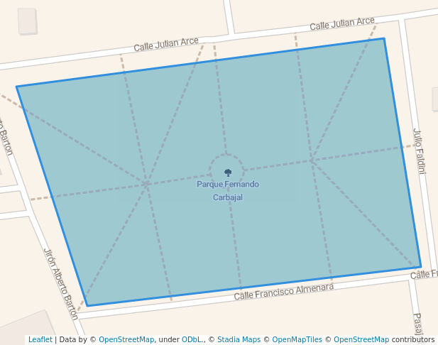 Parque Fernando Carbajal in La Victoria | Map and Routes