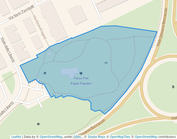 Parco Pier Paolo Pasolini in Livorno | Map and Routes