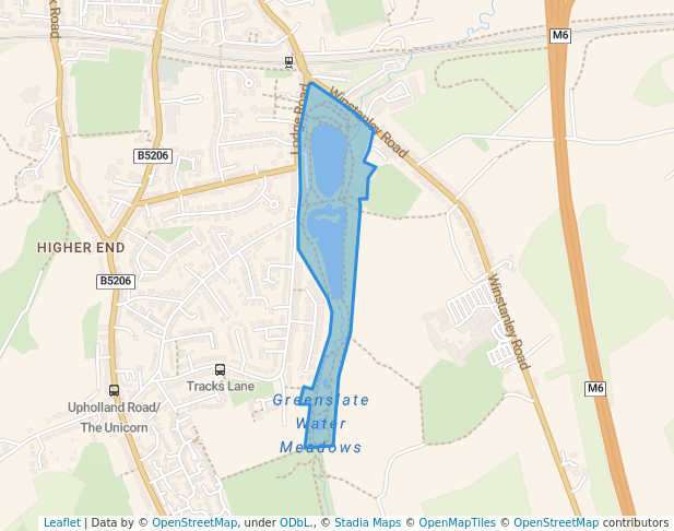 Orrell Water Park in Orrell | Map and Routes