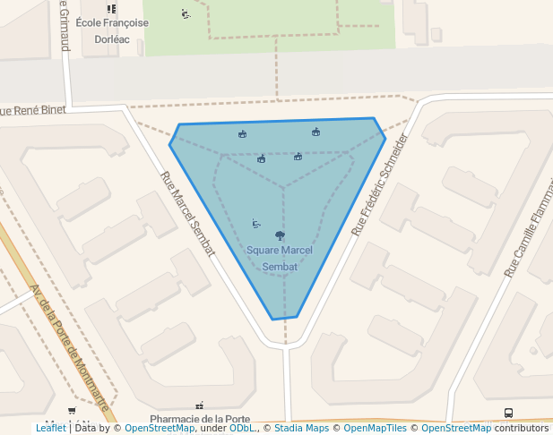 Square Marcel Sembat in Paris | Map and Routes
