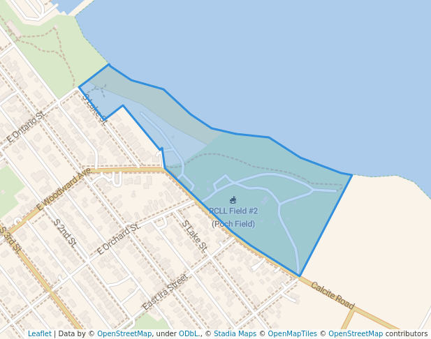 South Shore Park in Rogers City | Map and Routes