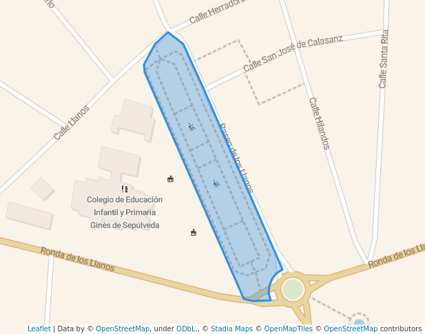 Paseo de los Llanos in Pozoblanco | Map and Routes