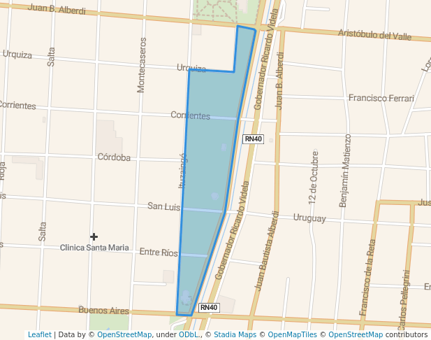 Parque O'Higgins in HVA | Map and Routes