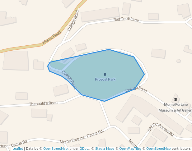 Provost Park in Good Lands | Map and Routes