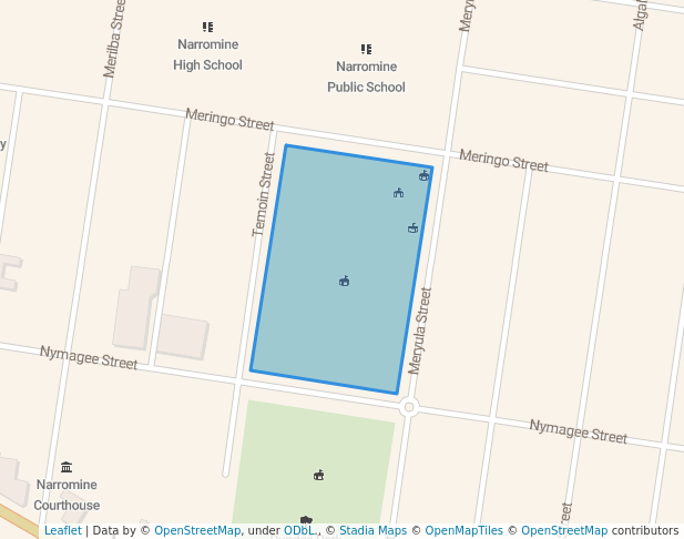 Payten Park in Narromine | Map and Routes