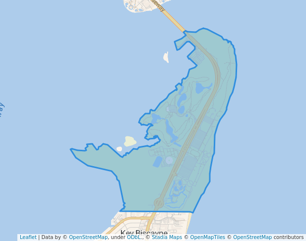 Crandon Park in Key Biscayne | Map and Routes