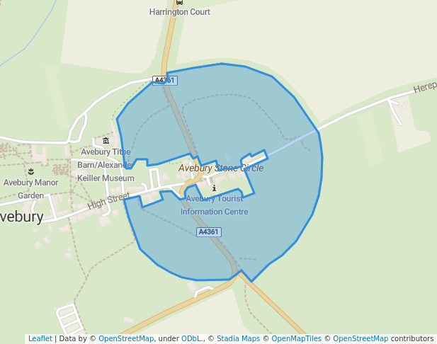 Avebury Stone Circle in Avebury | Map and Routes