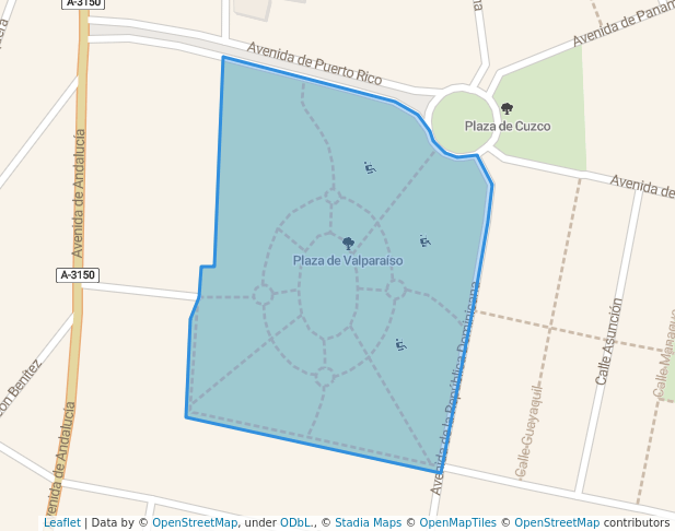 Plaza de Valparaíso in Palma del Río | Map and Routes