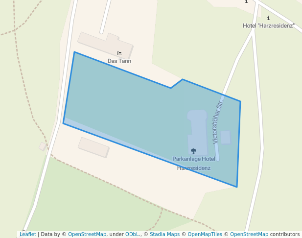 Parkanlage Hotel Harzresidenz in Thale | Map and Routes