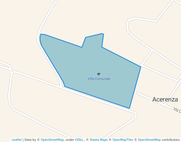 Villa Comunale in Acerenza | Map and Routes