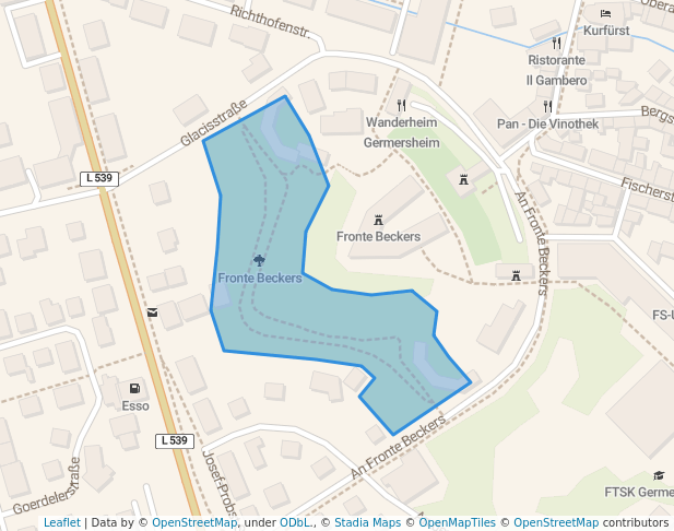 Fronte Beckers in Germersheim | Map and Routes