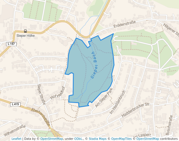 Sieper Park in Remscheid | Map and Routes