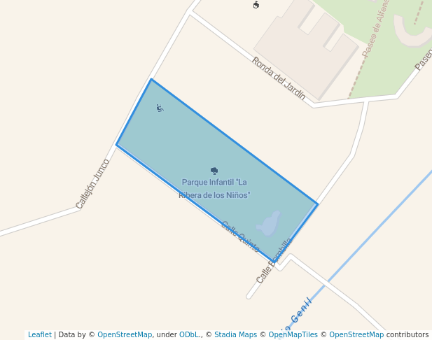 Parque Infantil "La Ribera de los Niños" in Palma del Río | Map and Routes