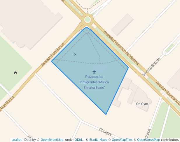 Plaza de los Inmigrantes in Viedma | Map and Routes